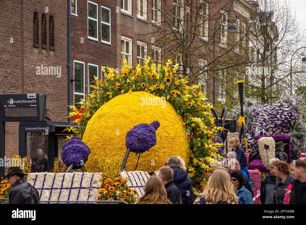 April 23, 2023 Haarlem, Netherlands, Details from the traditional ...