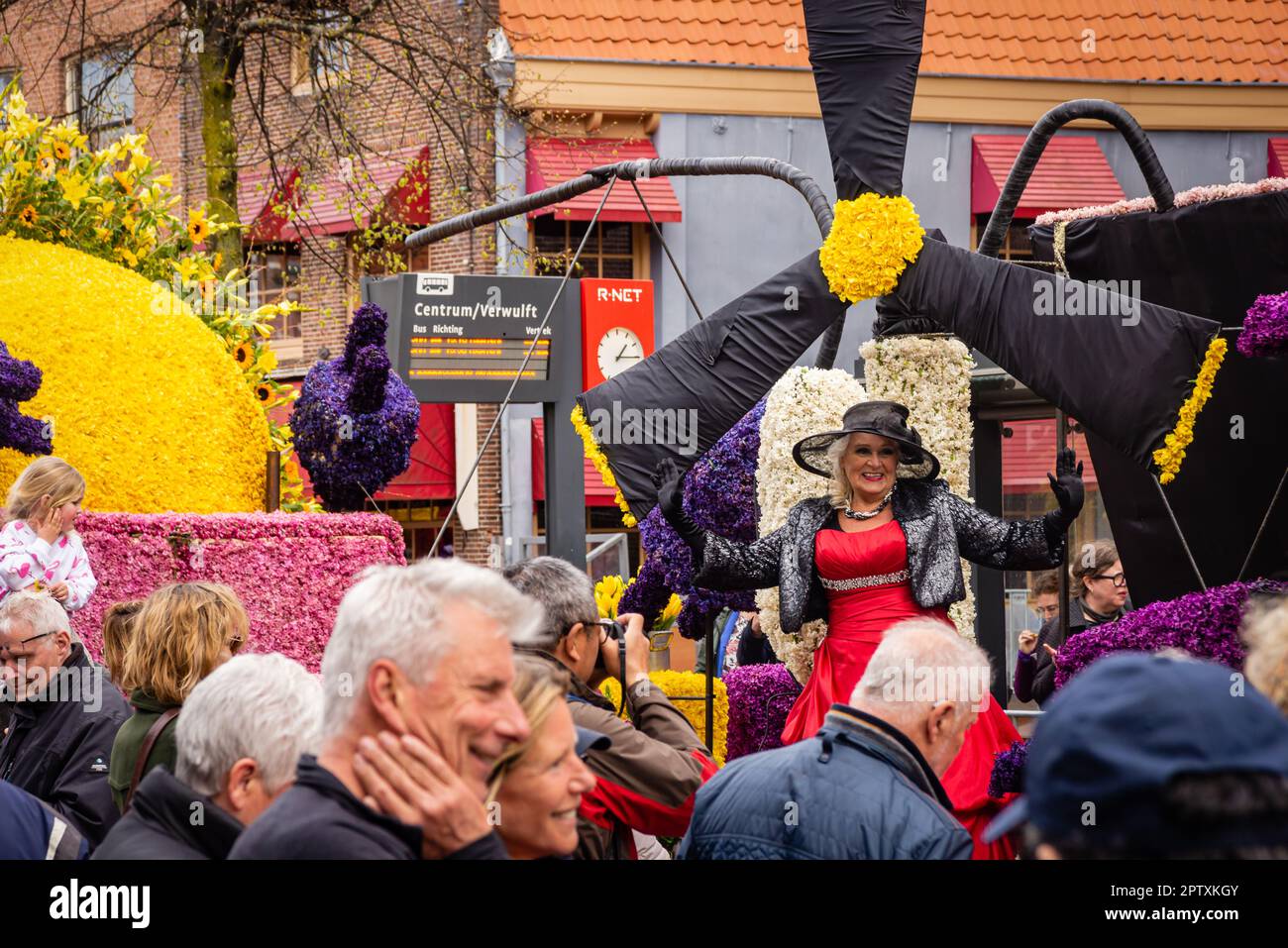 April 23, 2023, Haarlem, Netherlands, as Details from the traditional ...