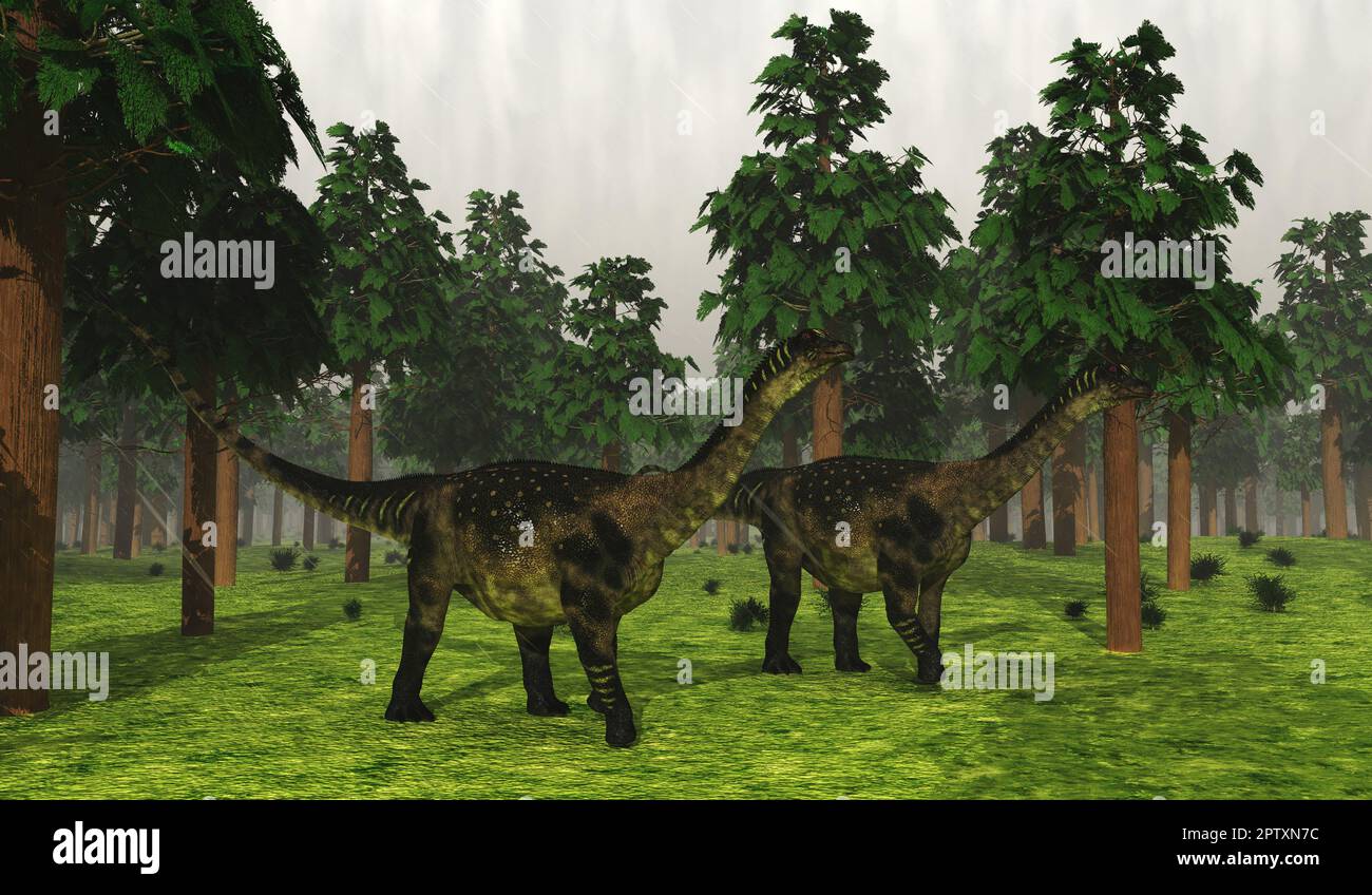 Antarctosaurus was a sauropod herbivorous dinosaur that lived in South ...