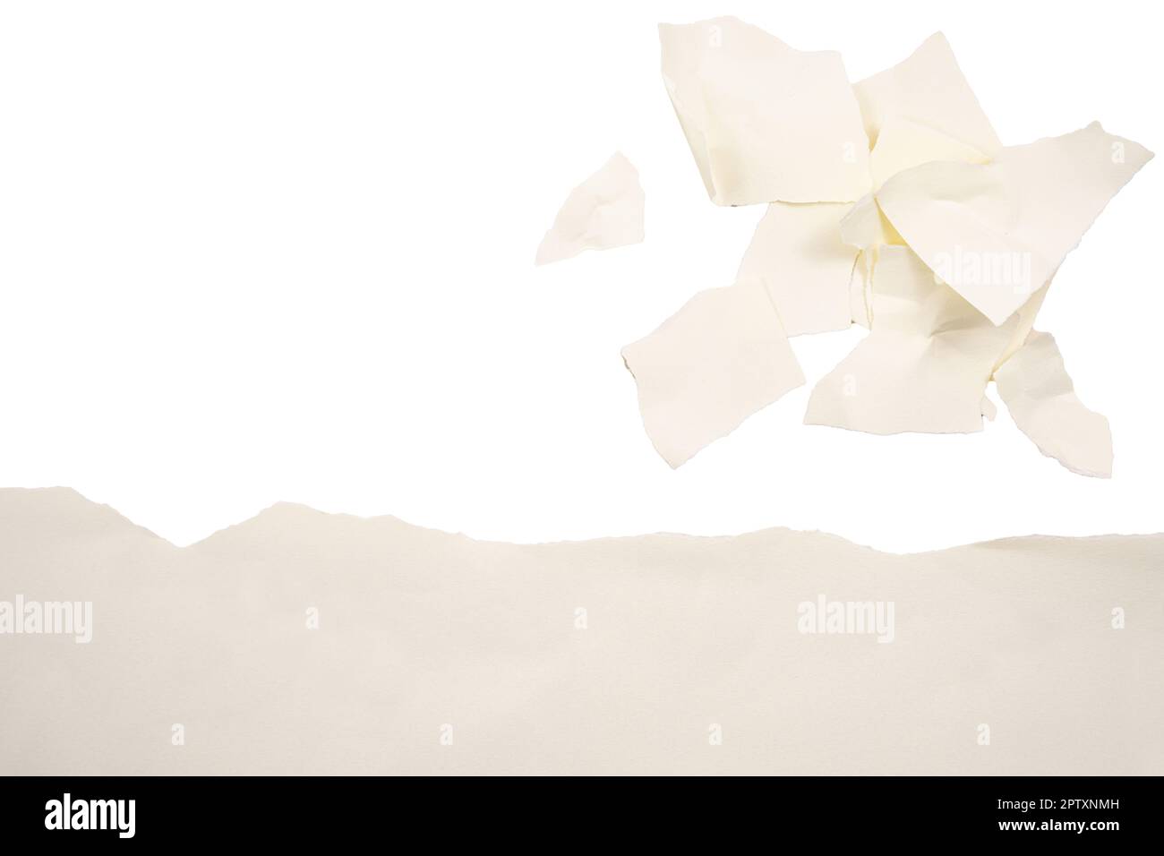 some torn strips of paper onm a transparent background Stock Photo - Alamy