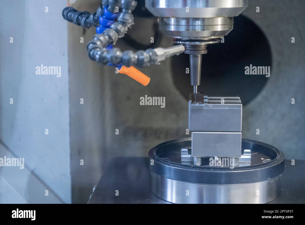 CNC machining and tool milling cutting raw material Stock Photo - Alamy