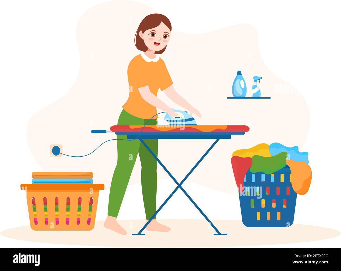 Dry Cleaning Store Service with Washing Machines, Dryers and Laundry ...