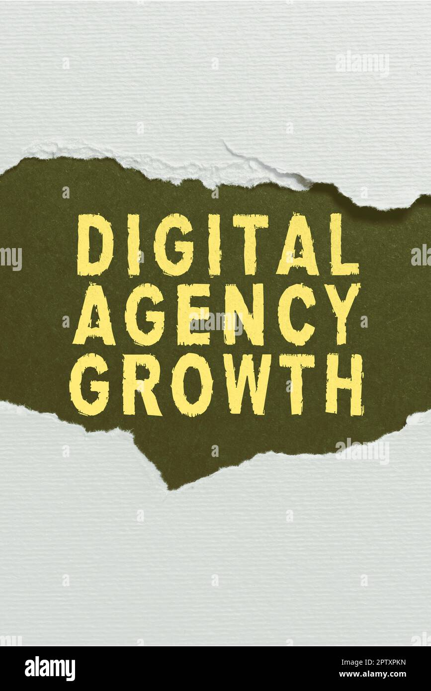 Conceptual display Digital Agency Growth, Business showcase Progress of ... Conceptual display Digital Agency Growth, Business showcase Progress of ...