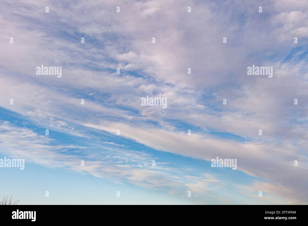 unusual clouds in the sky, changing the sky Stock Photo - Alamy