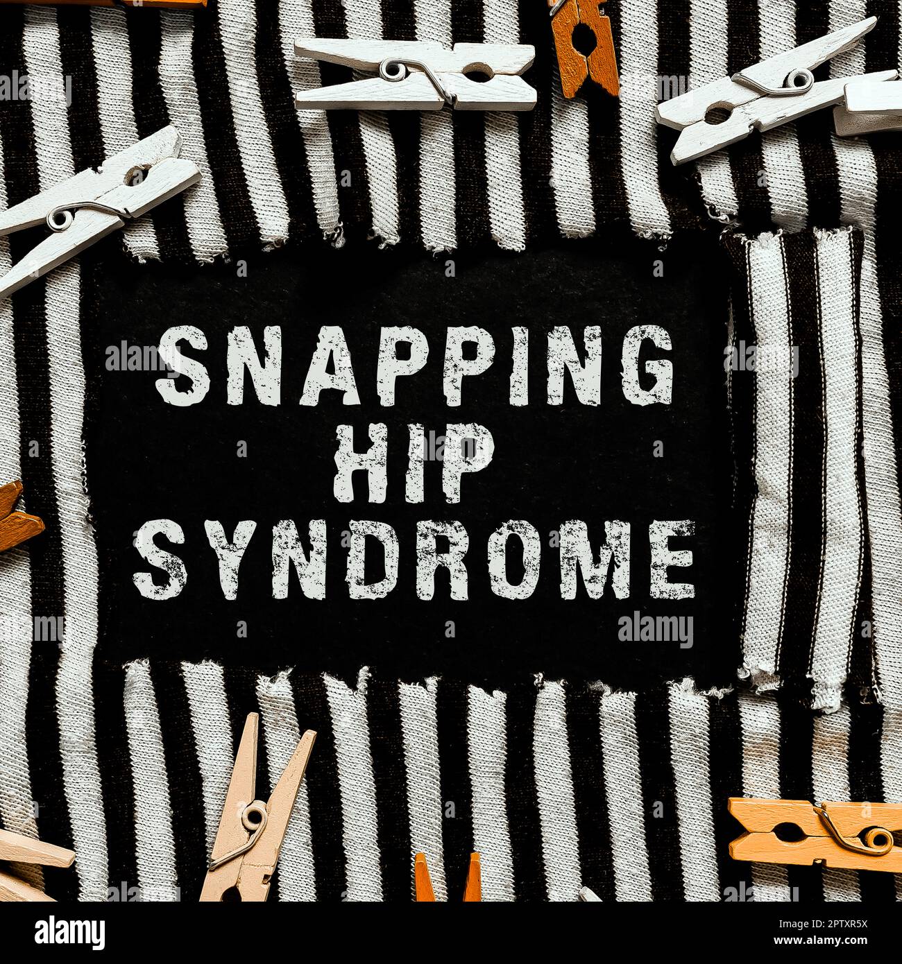 Handwriting text Snapping Hip Syndrome, Business approach audible snap ...