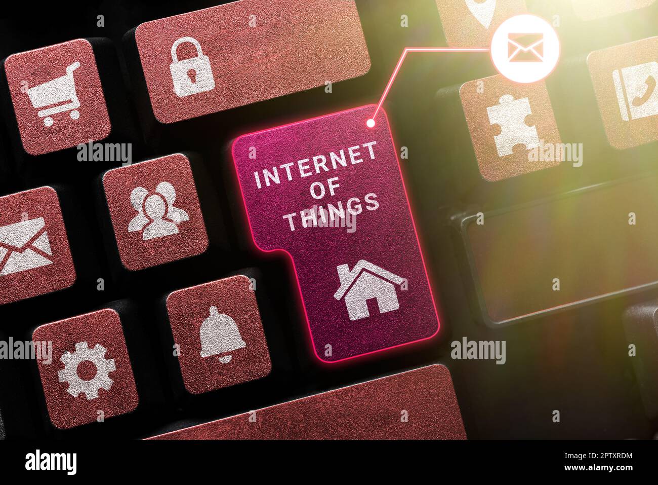 Text caption presenting Internet Of Things, Word Written on Innovation ...