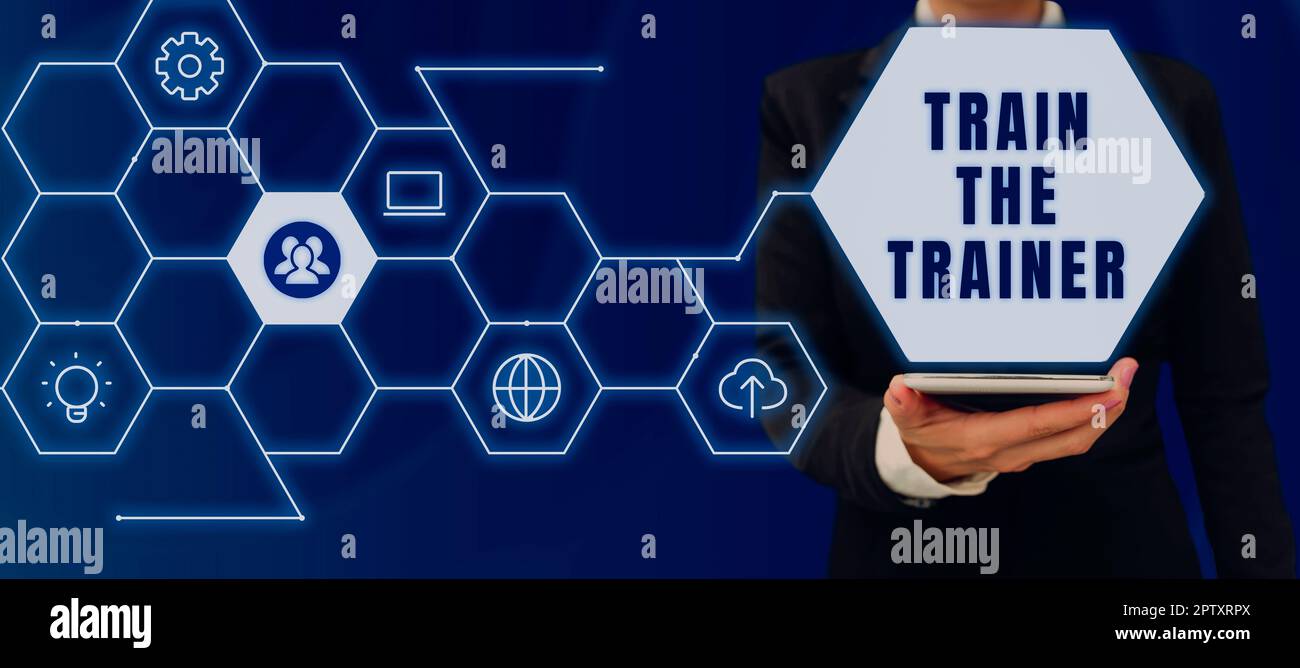 Inspiration showing sign Train The Trainer, Business showcase ...