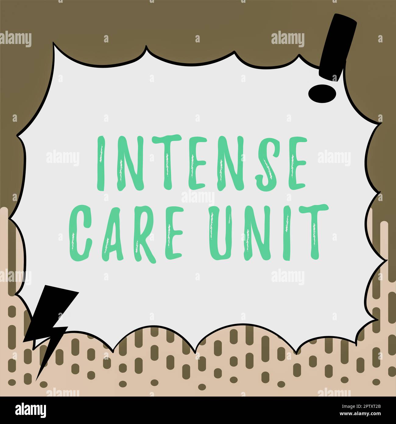 Conceptual caption Intense Care Unit, Concept meaning a unit in a ...