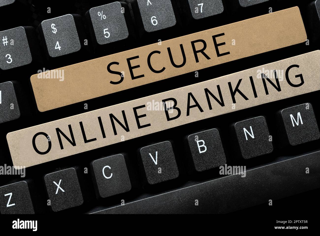 Conceptual display Secure Online Banking, Word Written on Safe way of ...