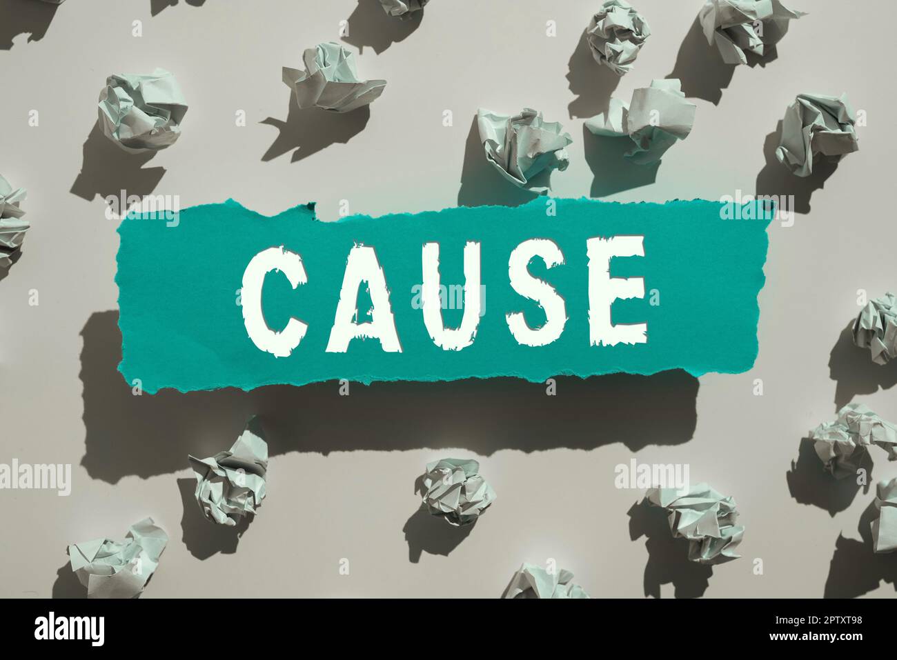 Text showing inspiration Cause, Business concept Person Thing that ...