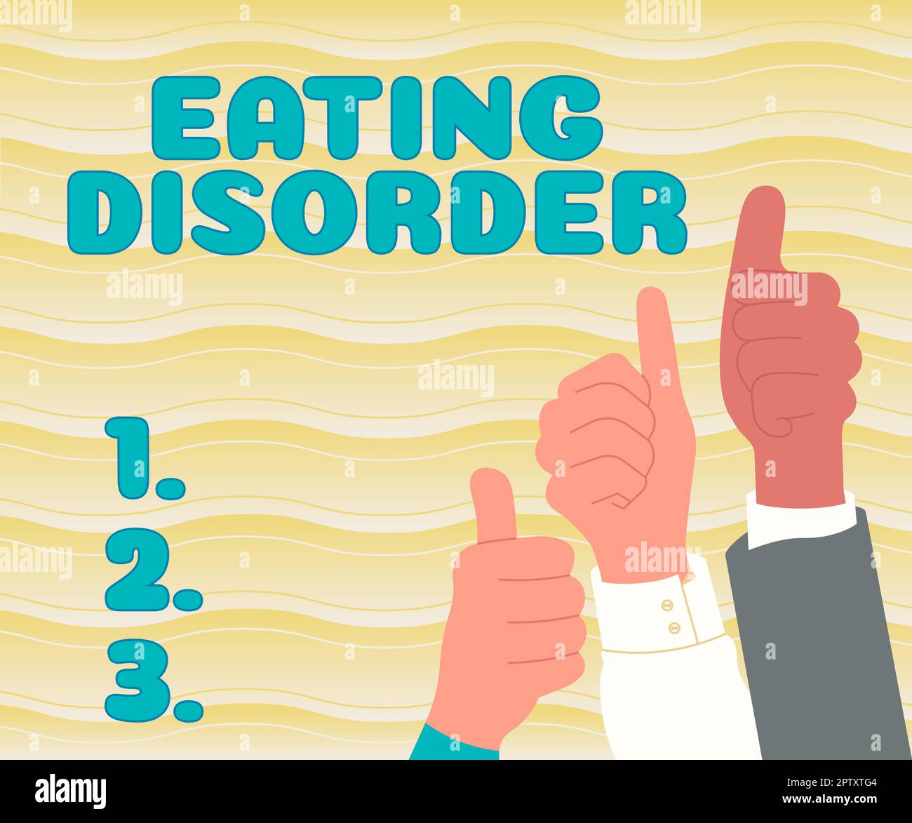 Text sign showing Eating Disorder, Concept meaning illnesses that are ...