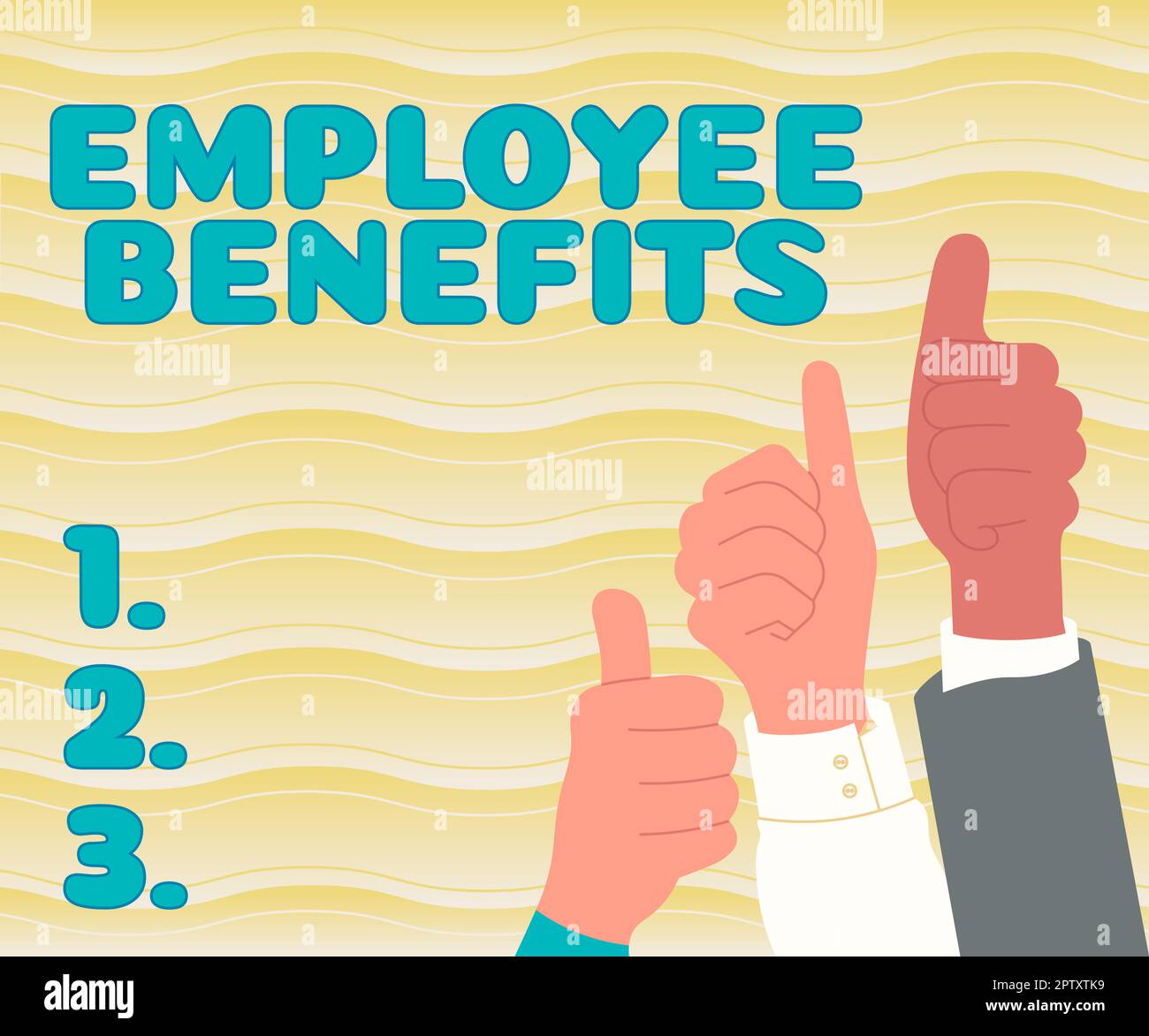 Handwriting text Employee Benefits, Business idea indirect and noncash ...