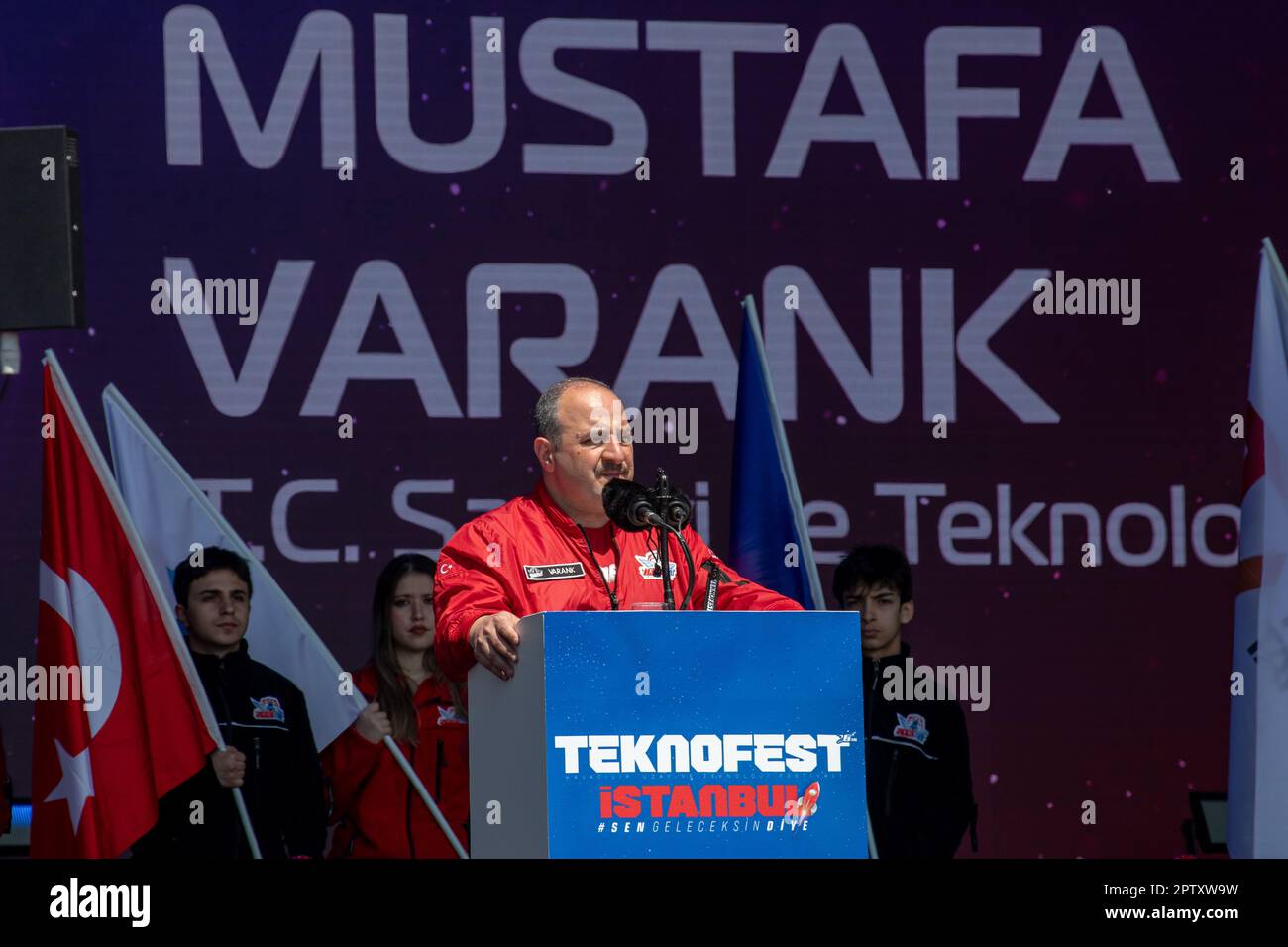 April 28, 2023: Mustafa Varank, Minister of Industry and Technology ...