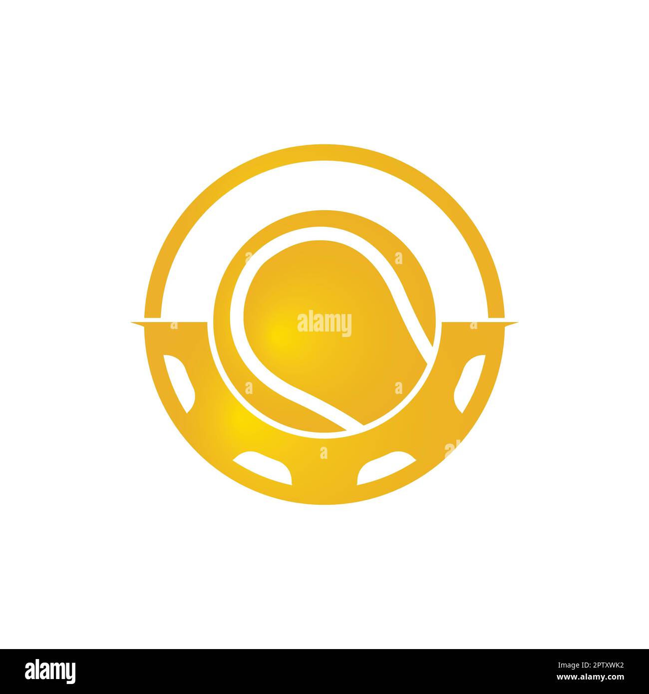 Tennis Gear vector logo design template. Unique tennis and industrial ...