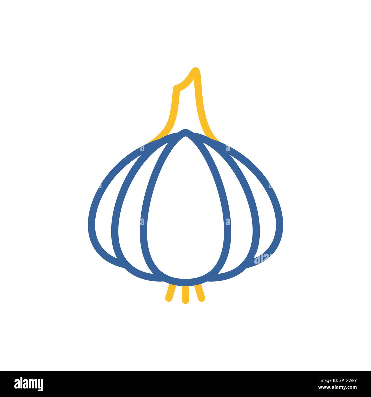 Garlic bulb isolated design vector icon Stock Vector Image & Art - Alamy