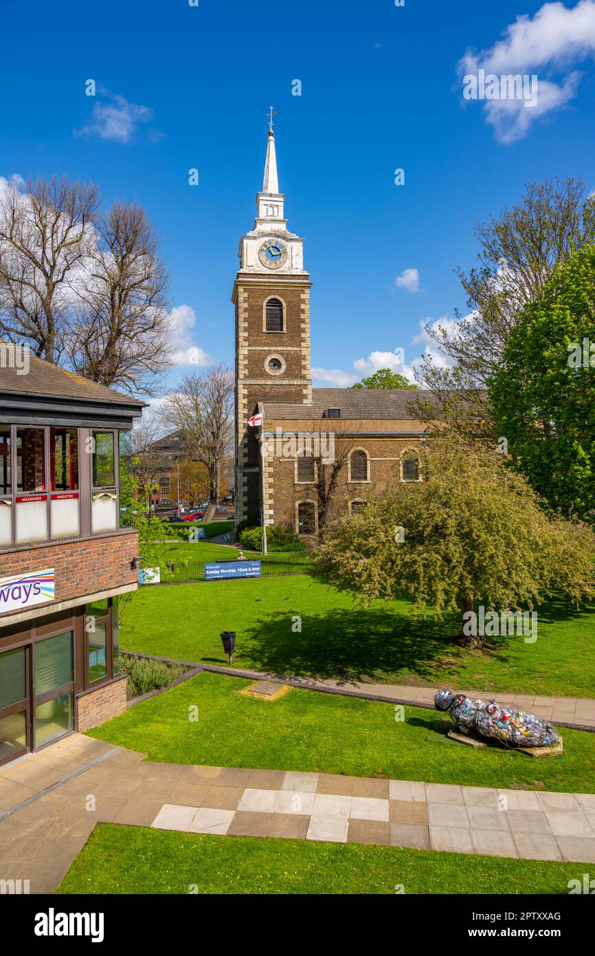 St Georges church Gravesend The burial place of Pocahontas Stock Photo ...