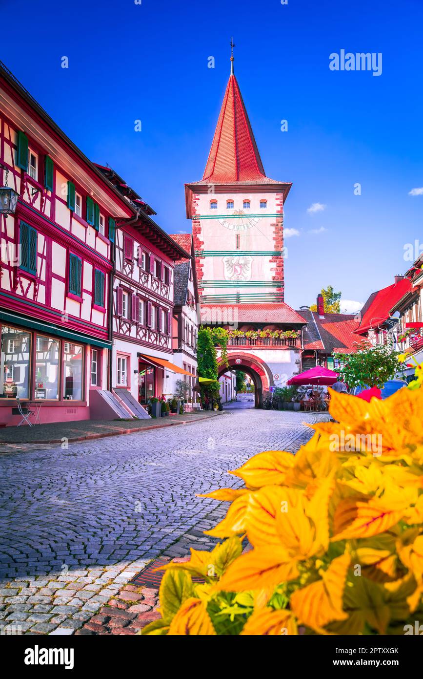 Gengenbach, Germany. Picturesque scenic sunrise town in the Black ...