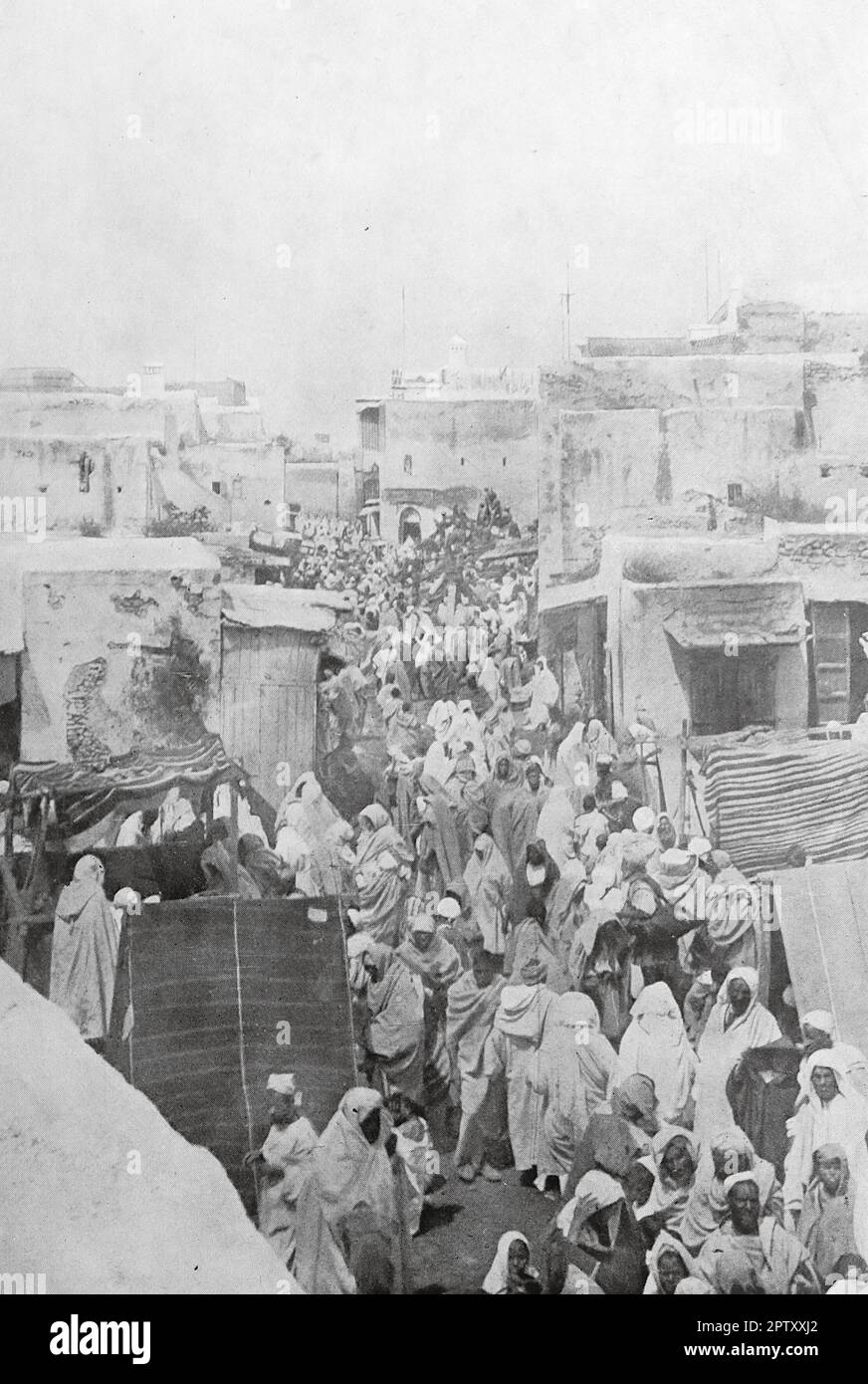 Life in Morocco, Africa, c1905. A Moorish Thoroughfare. From the ...