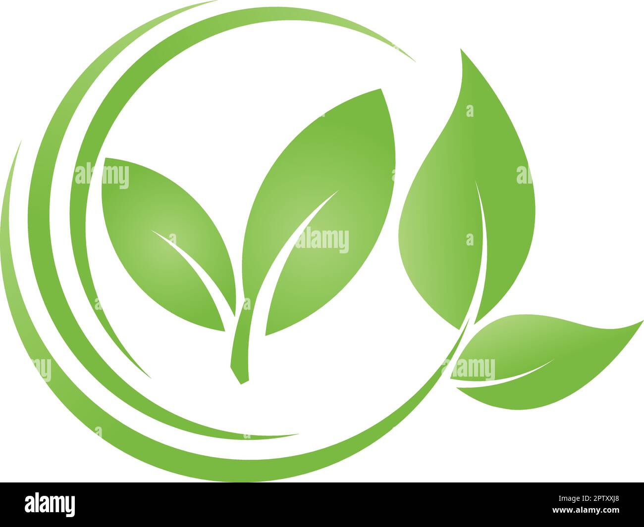 Leaves, plant, organic, wellness, gardener, naturopath, logo ...