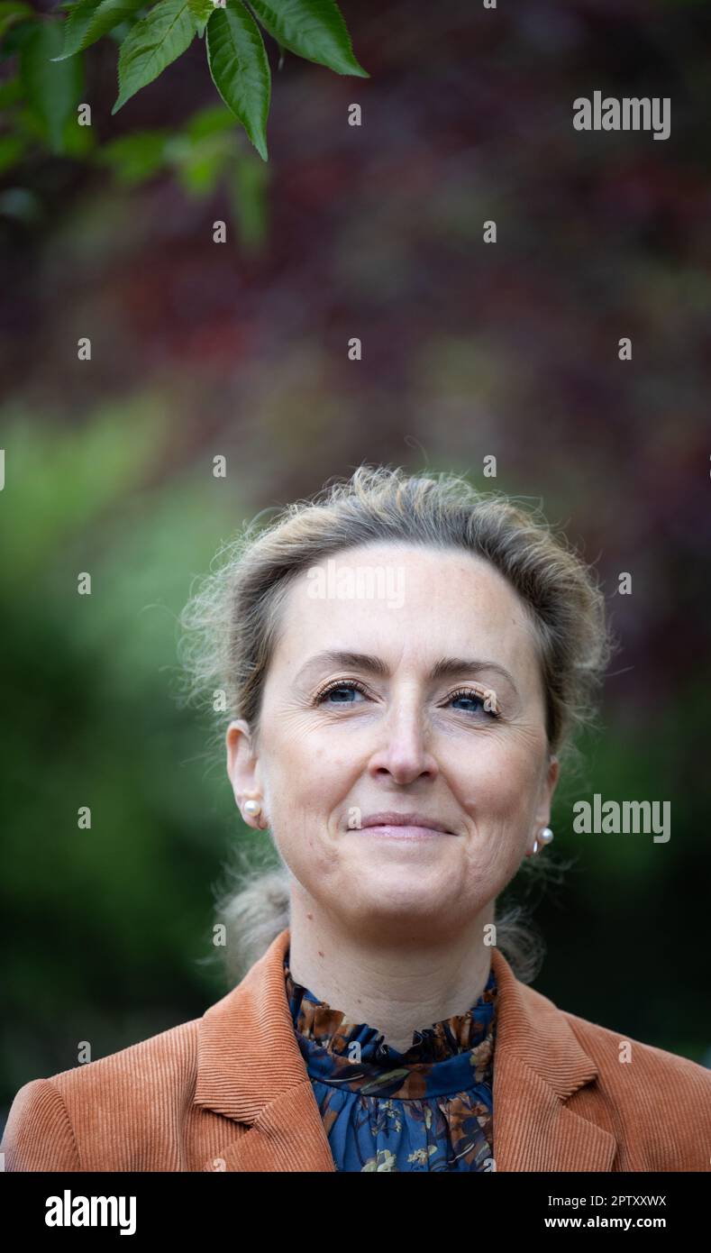 Brussels, Belgium. 28th Apr, 2023. Princess Claire of Belgium pictured ...