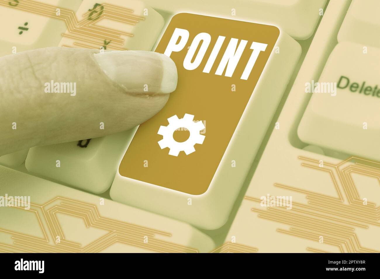 Sign displaying Point, Business idea dot or other punctuation mark ...