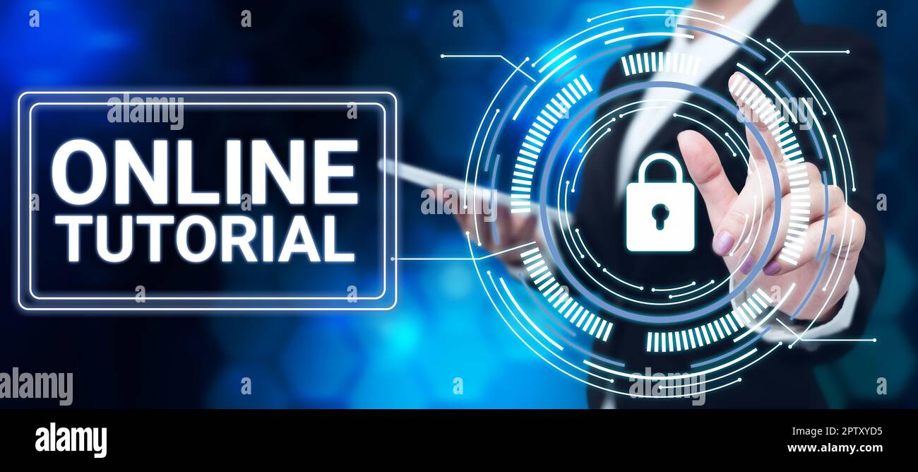 Conceptual display Online Tutorial, Concept meaning process of tutoring ...