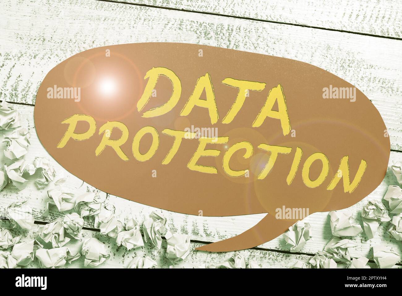 Writing Displaying Text Data Protection Conceptual Photo Legal Control Over Access And Use Of