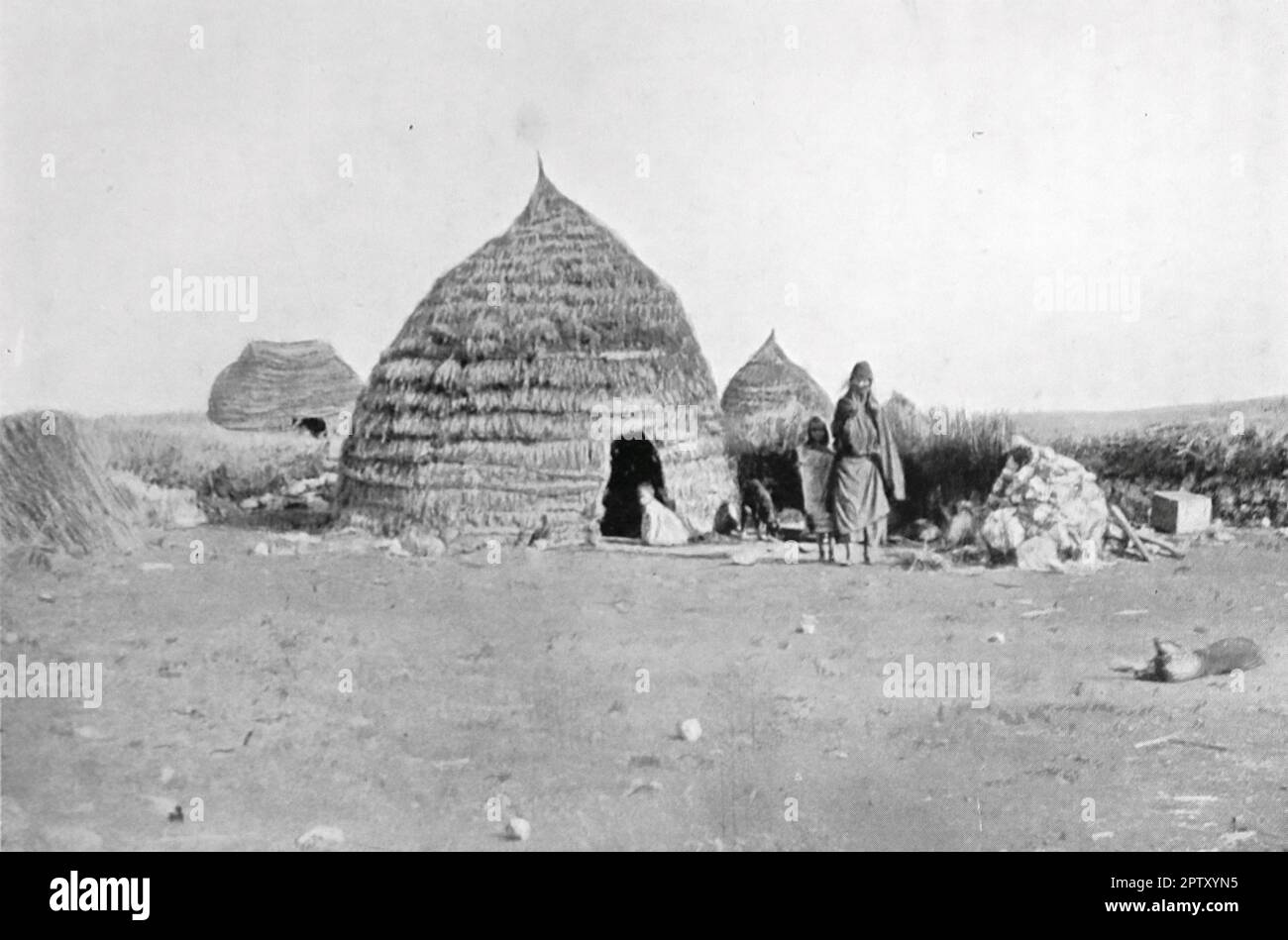 Life in Morocco, Africa, c1905. A Central Morocco Homestead (Nuallas ...