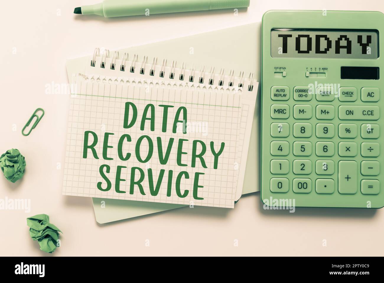 Writing displaying text Data Recovery Service, Business idea Process of retrieving inaccessible ...