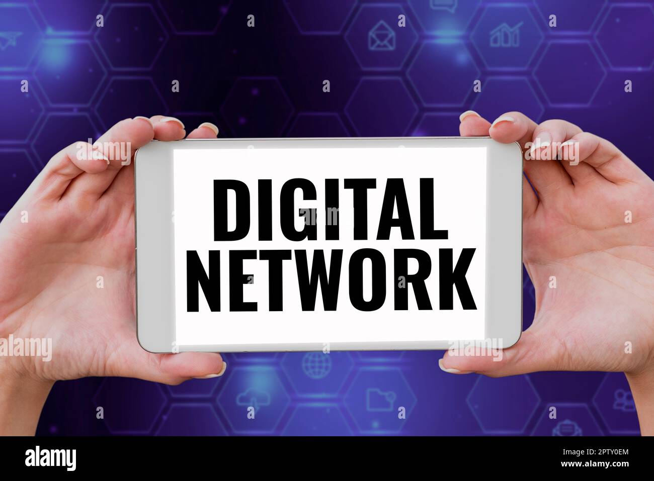 Text caption presenting Digital Network, Word for network incorporating ... Text caption presenting Digital Network, Word for network incorporating ...
