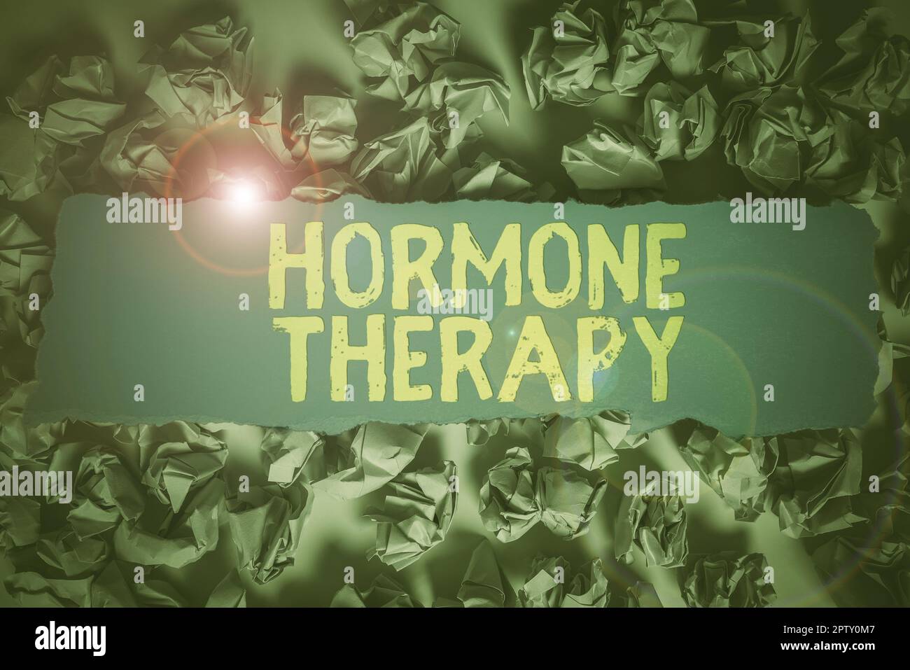 Conceptual display Hormone Therapy, Word Written on treatment of ...