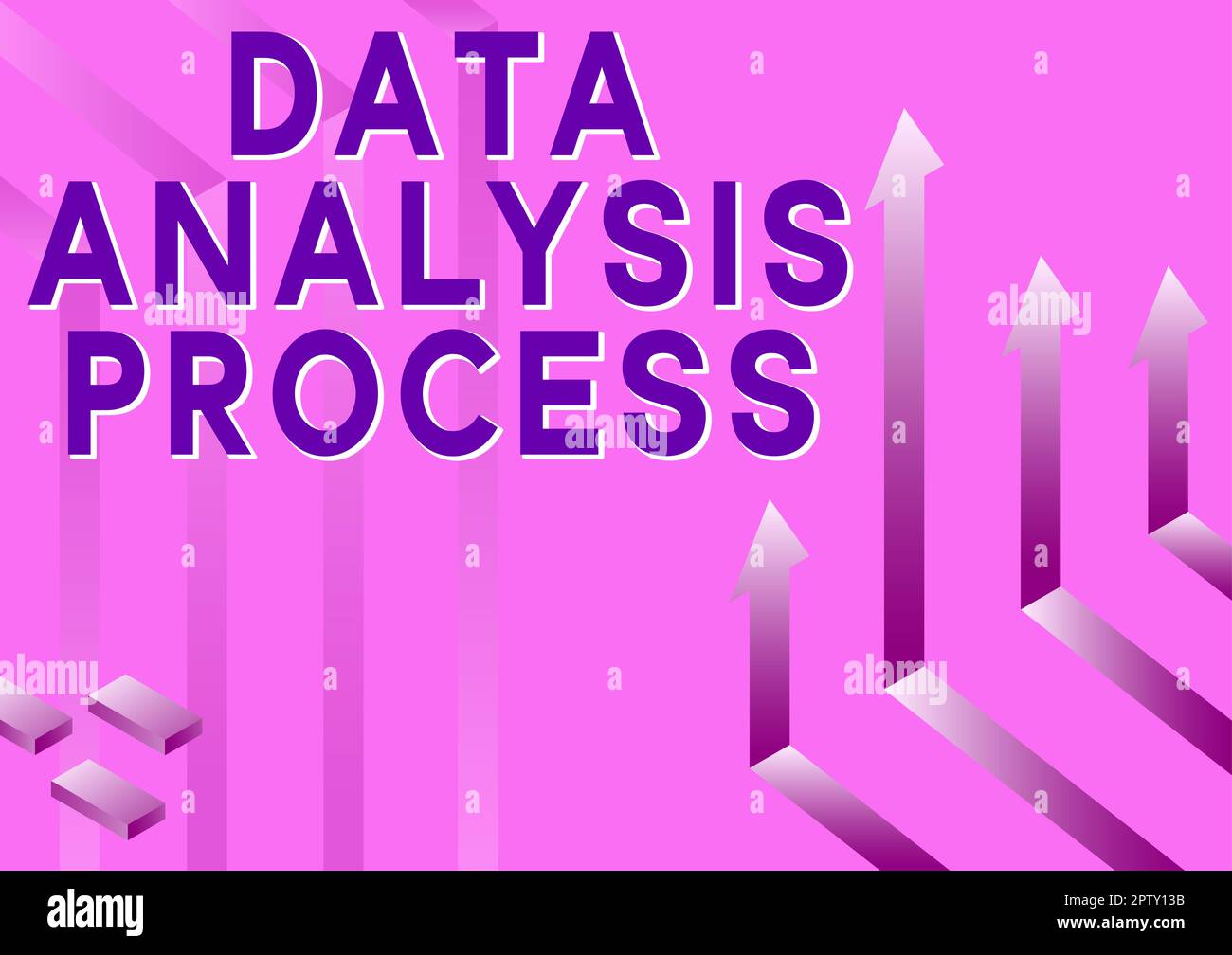 Conceptual caption Data Analysis Process, Business showcase the procedures or techniques in ...