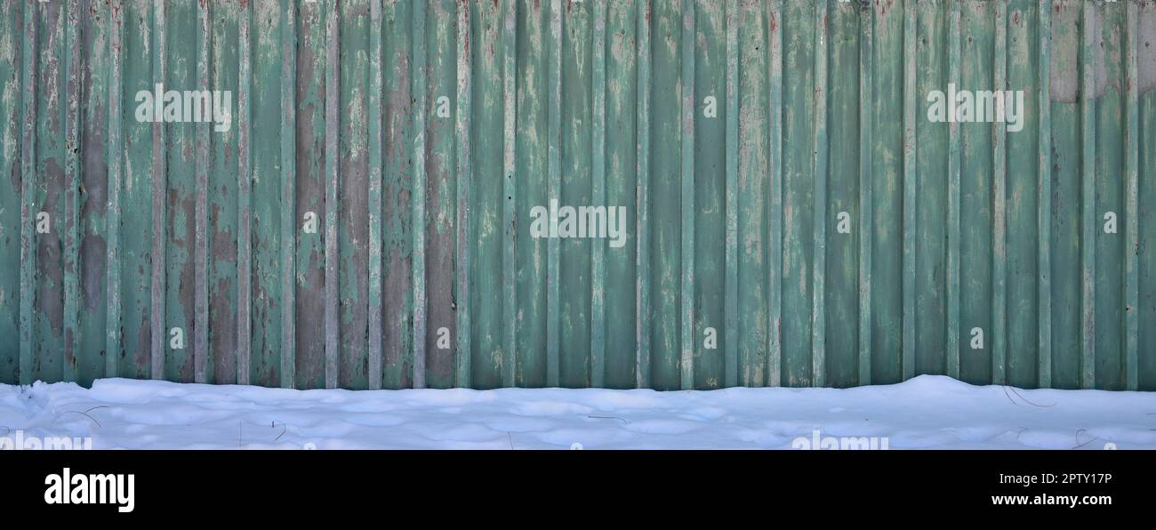 Siding, metal panels texture closeup in the daytime outdoors. Metal ...