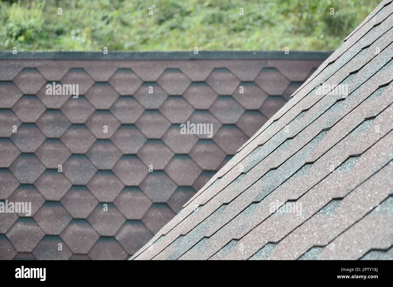 The texture of the roof with bituminous coating. Rough bituminous ...