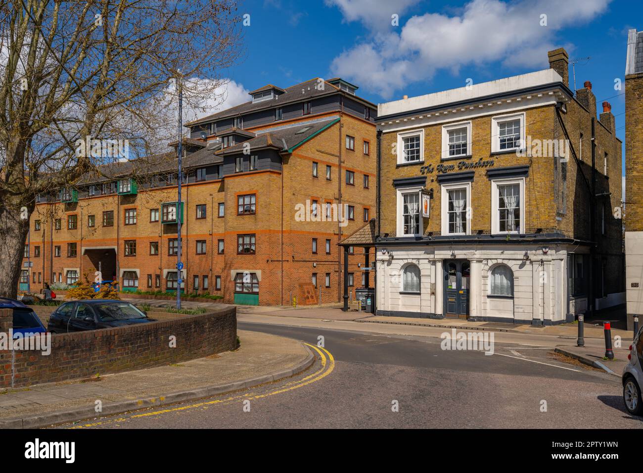 Buildings on west street Gravesend Kent Stock Photo - Alamy