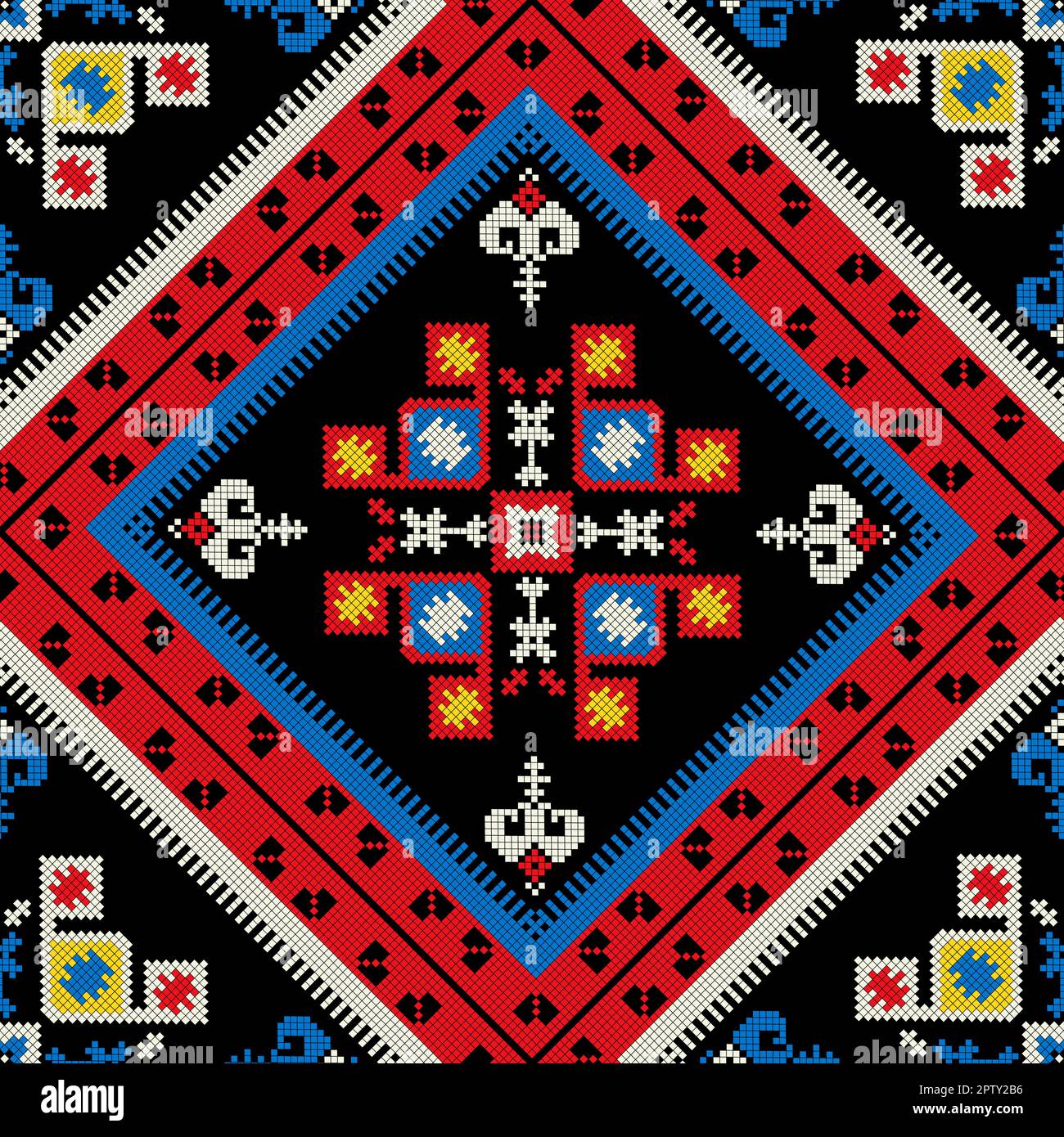 Georgian embroidery pattern 29 Stock Vector Image & Art - Alamy