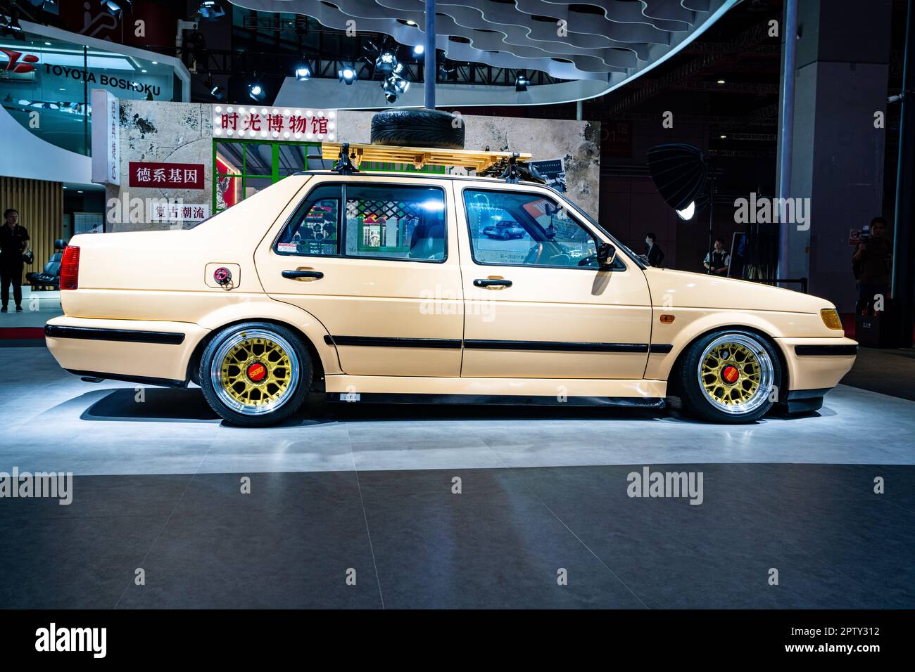 Second generation Volkswagen Jetta GL modified low rider on display at ...