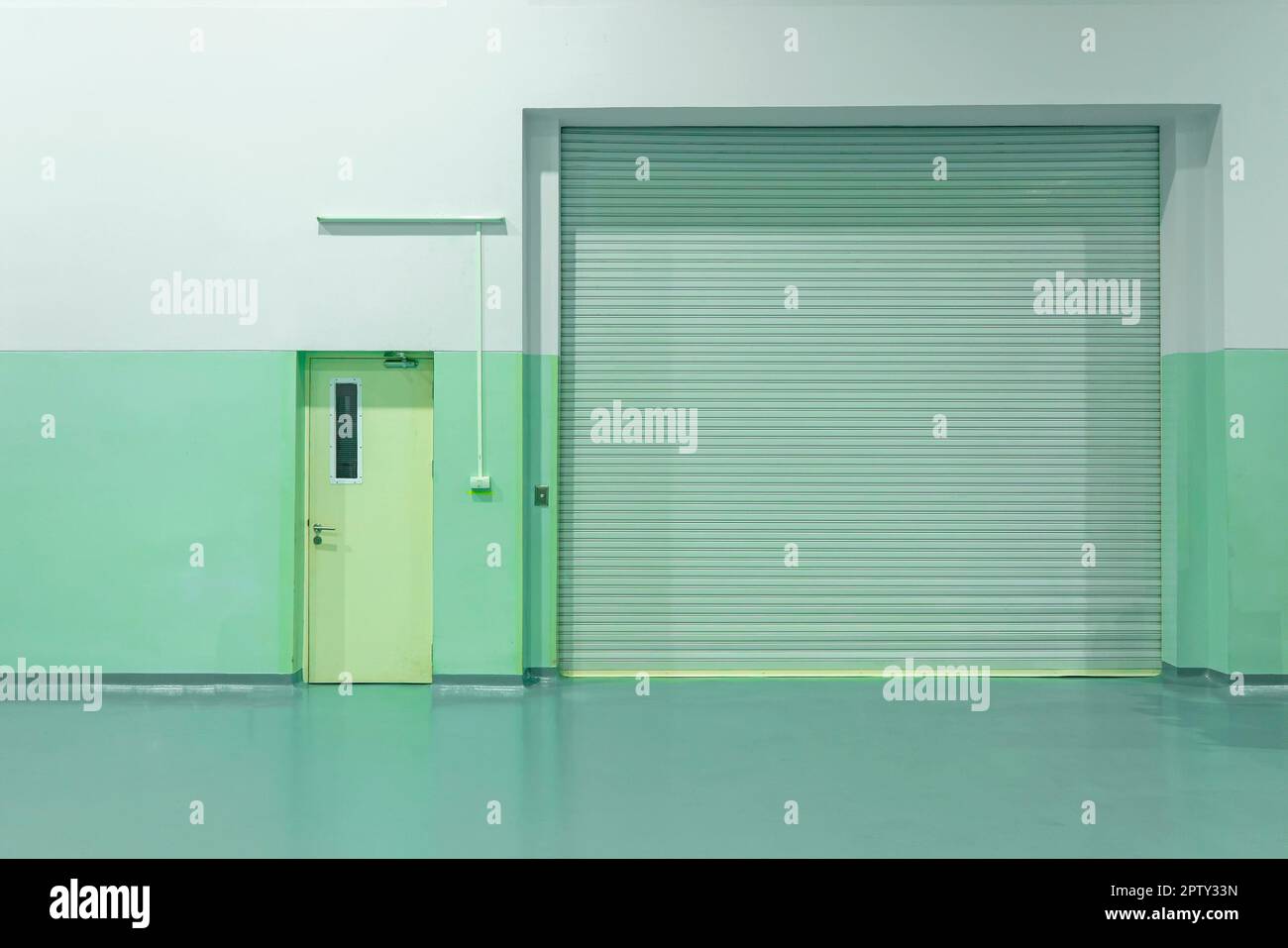 Factory door industrial door or warehouse for background Stock Photo ...