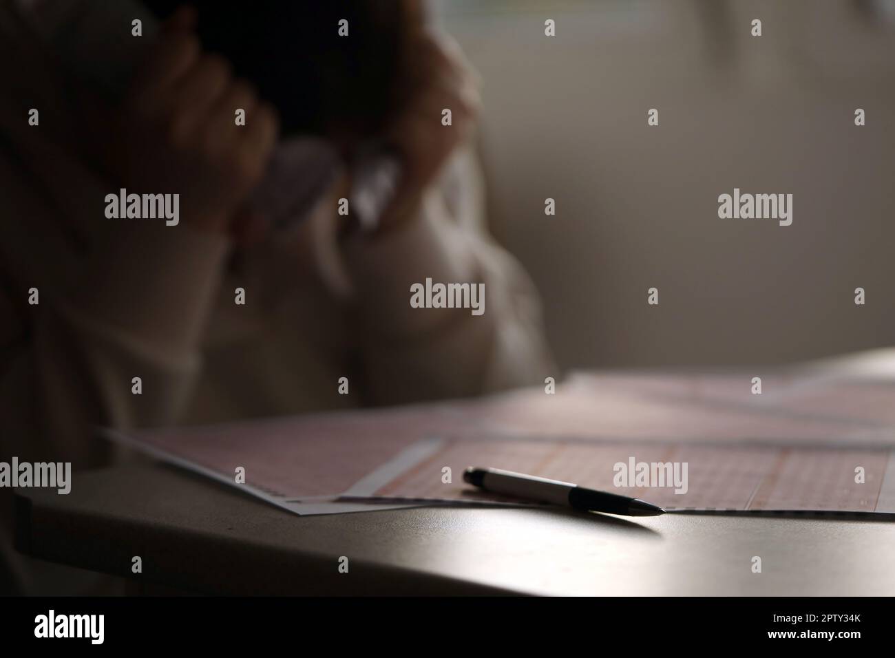 Sad person lottery ticket hi-res stock photography and images - Alamy