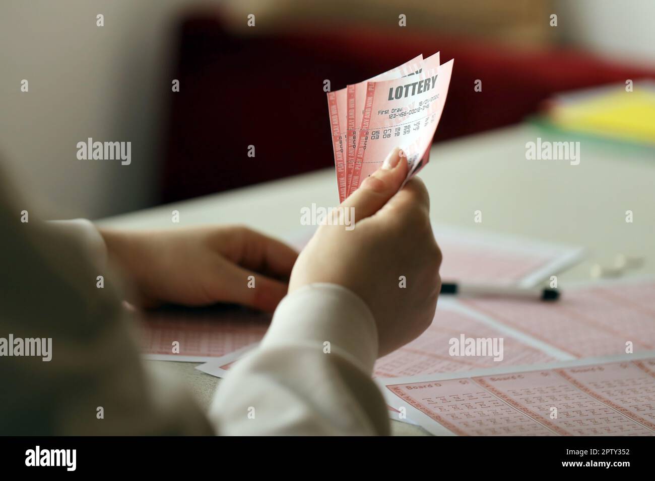 Lotery numbers hi-res stock photography and images - Alamy