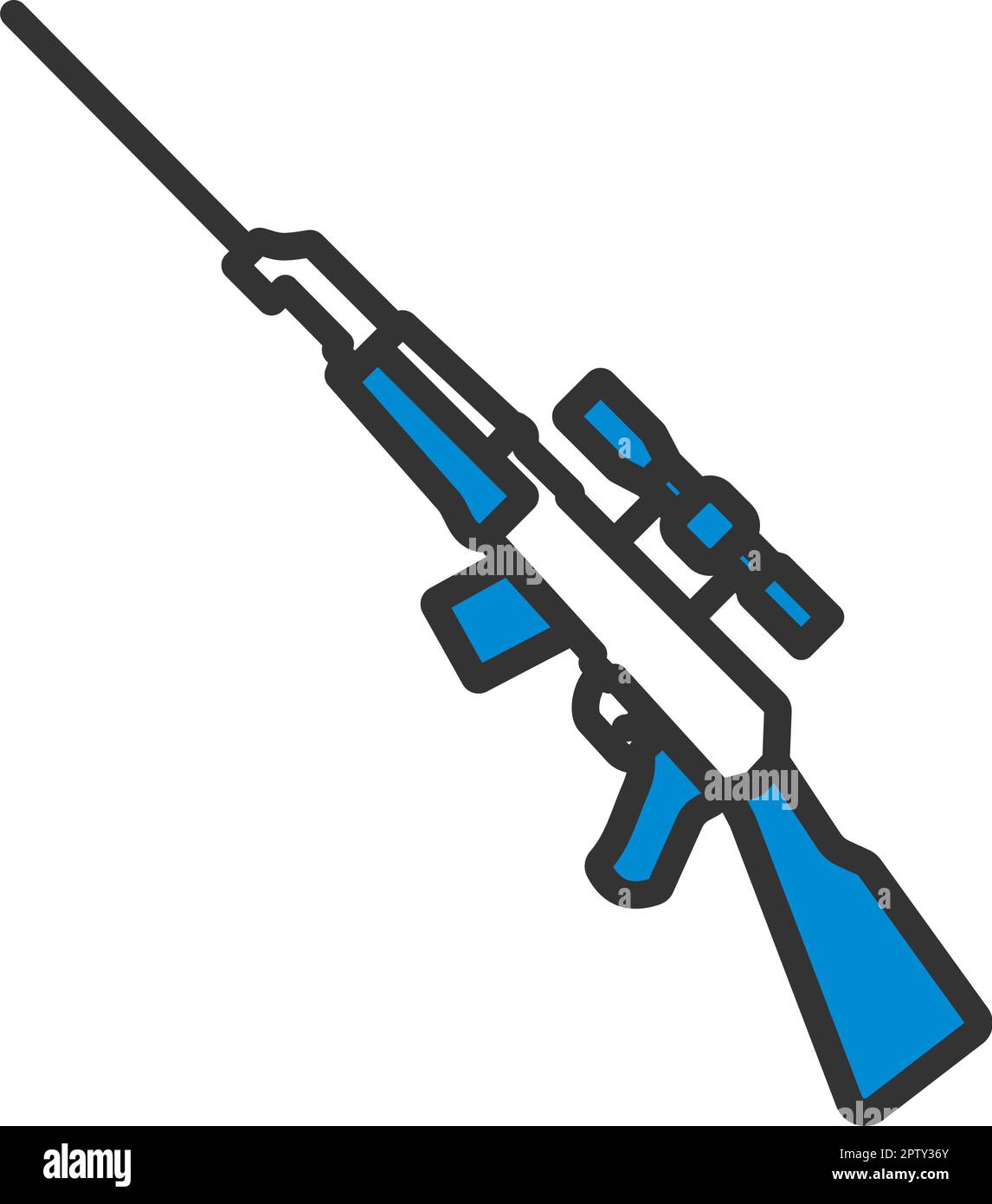 Sniper Rifle Icon Stock Vector Image & Art - Alamy