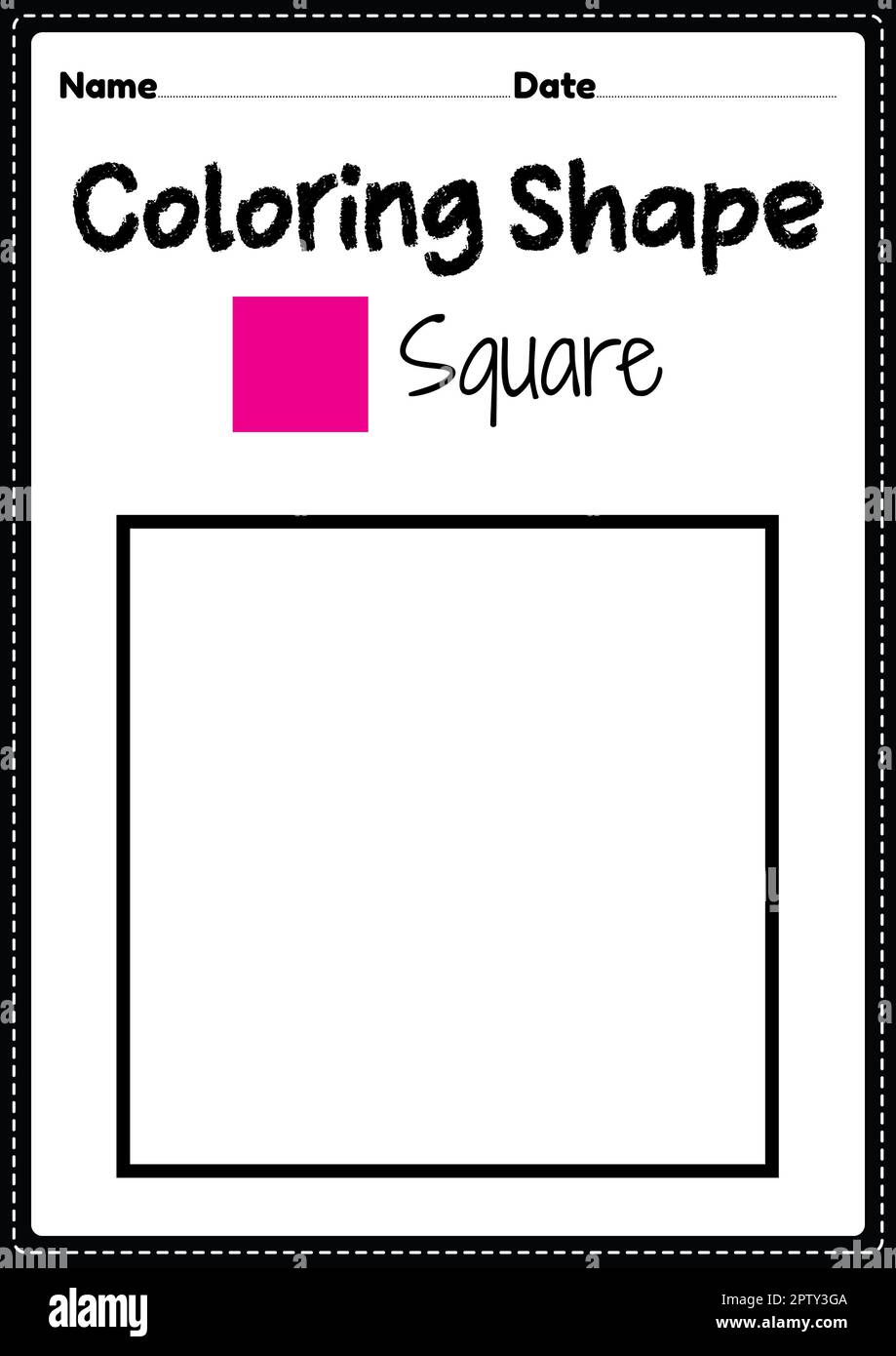 Circle coloring page for preschool, kindergarten & Montessori kids to ...