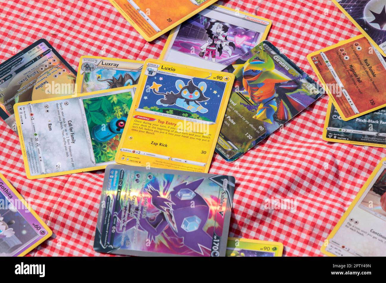 Pokemon cards hi-res stock photography and images - Alamy