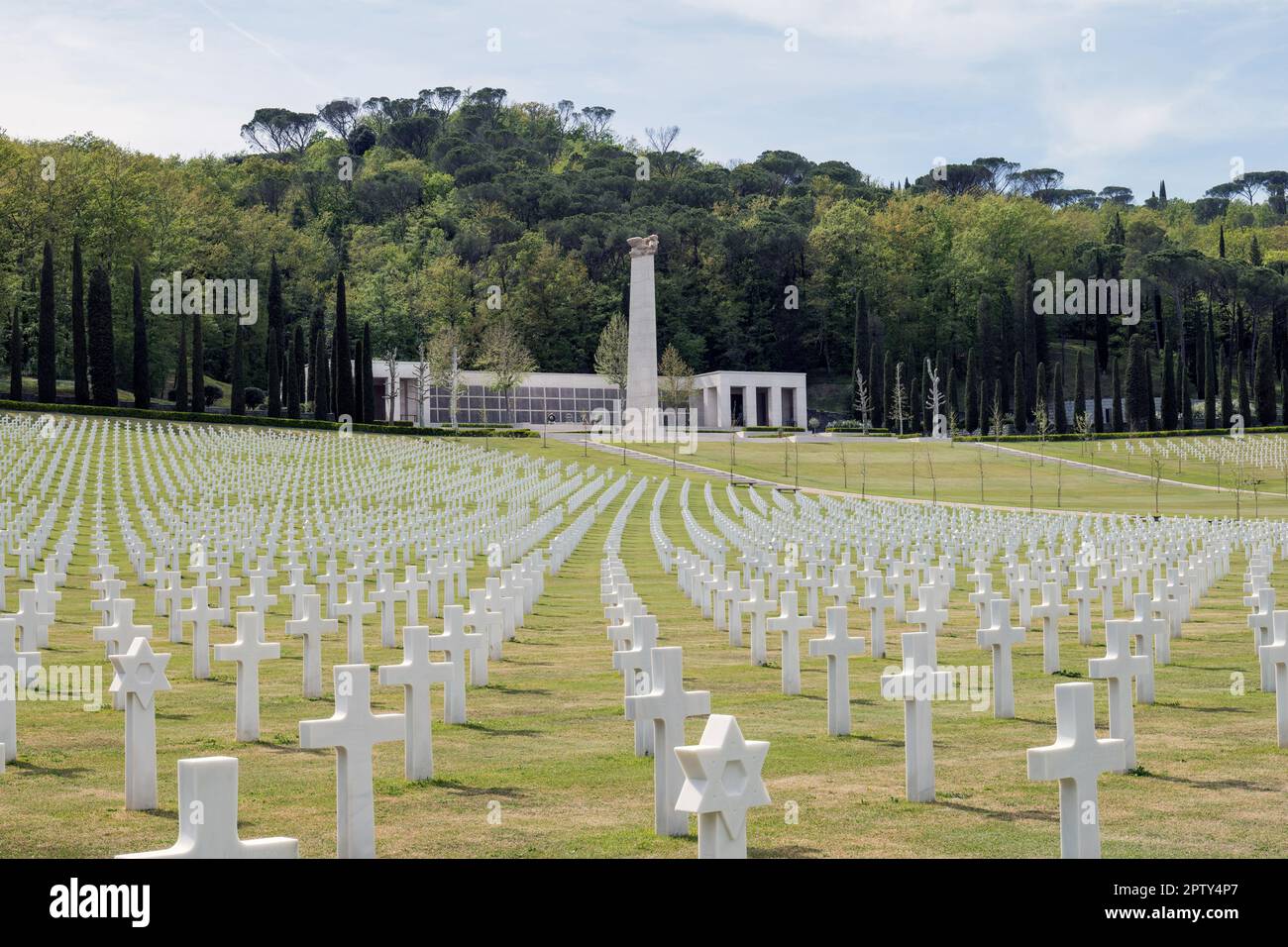 American Cemetery of Florence, Impruneta Italy Stock Photo - Alamy