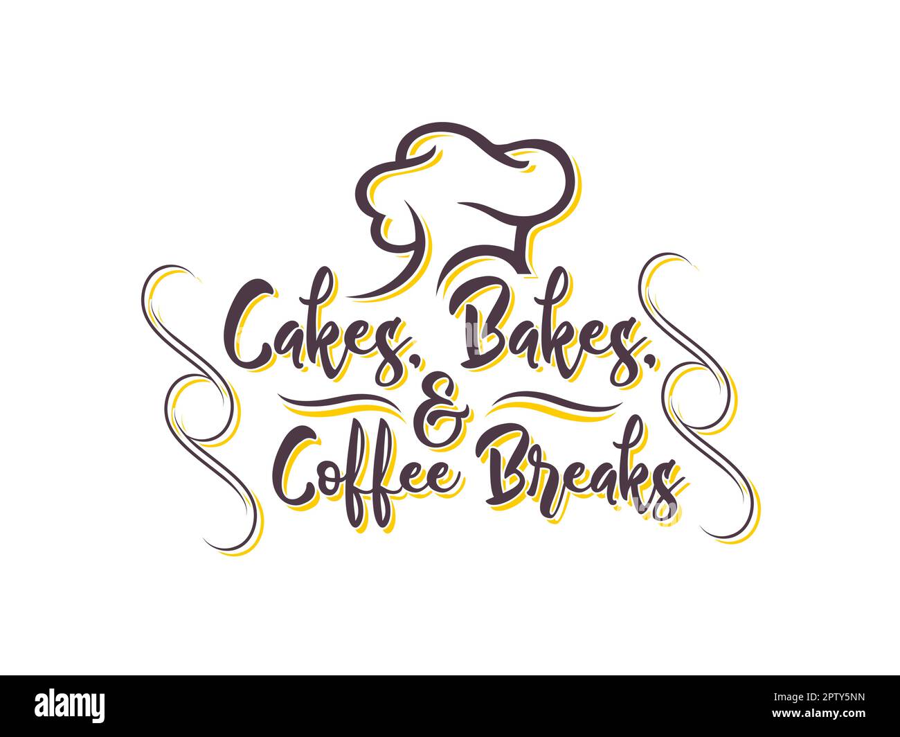 Set cakes coffee shop Stock Vector Images - Alamy