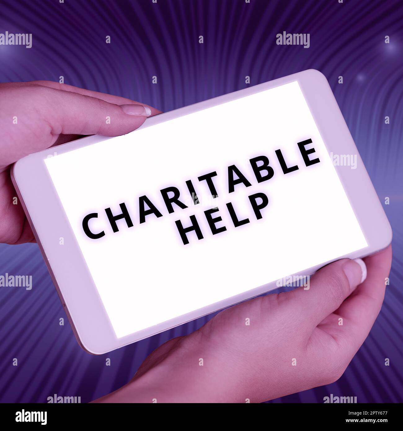 Conceptual display Charitable Help, Internet Concept system of giving ...