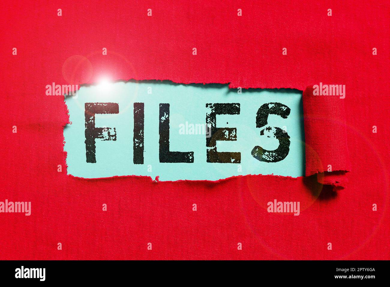 Handwriting text Files, Concept meaning Folder box for holding loose ...