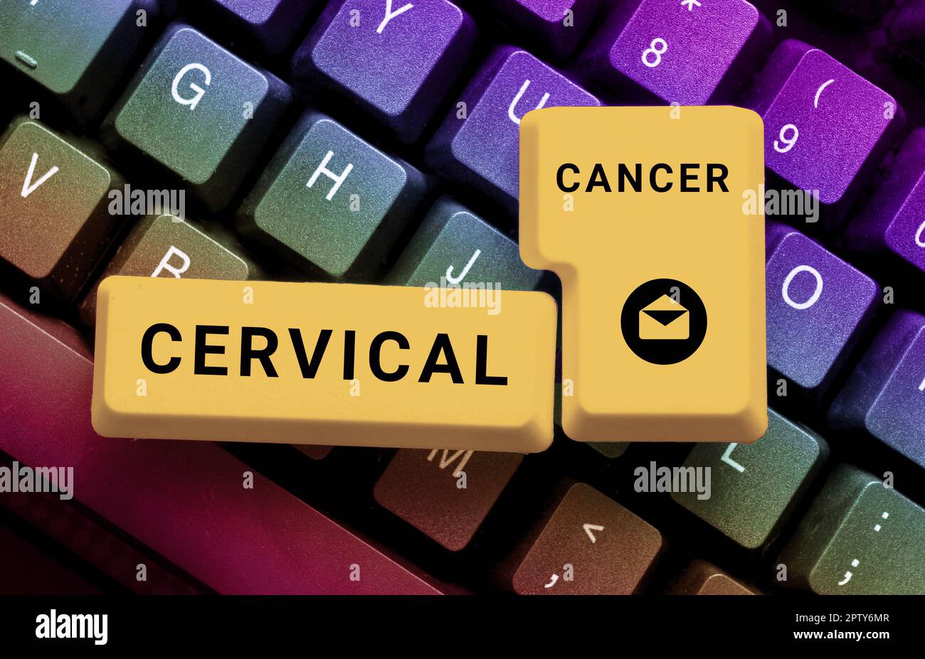 Conceptual display Cervical Cancer, Internet Concept type of cancer ...