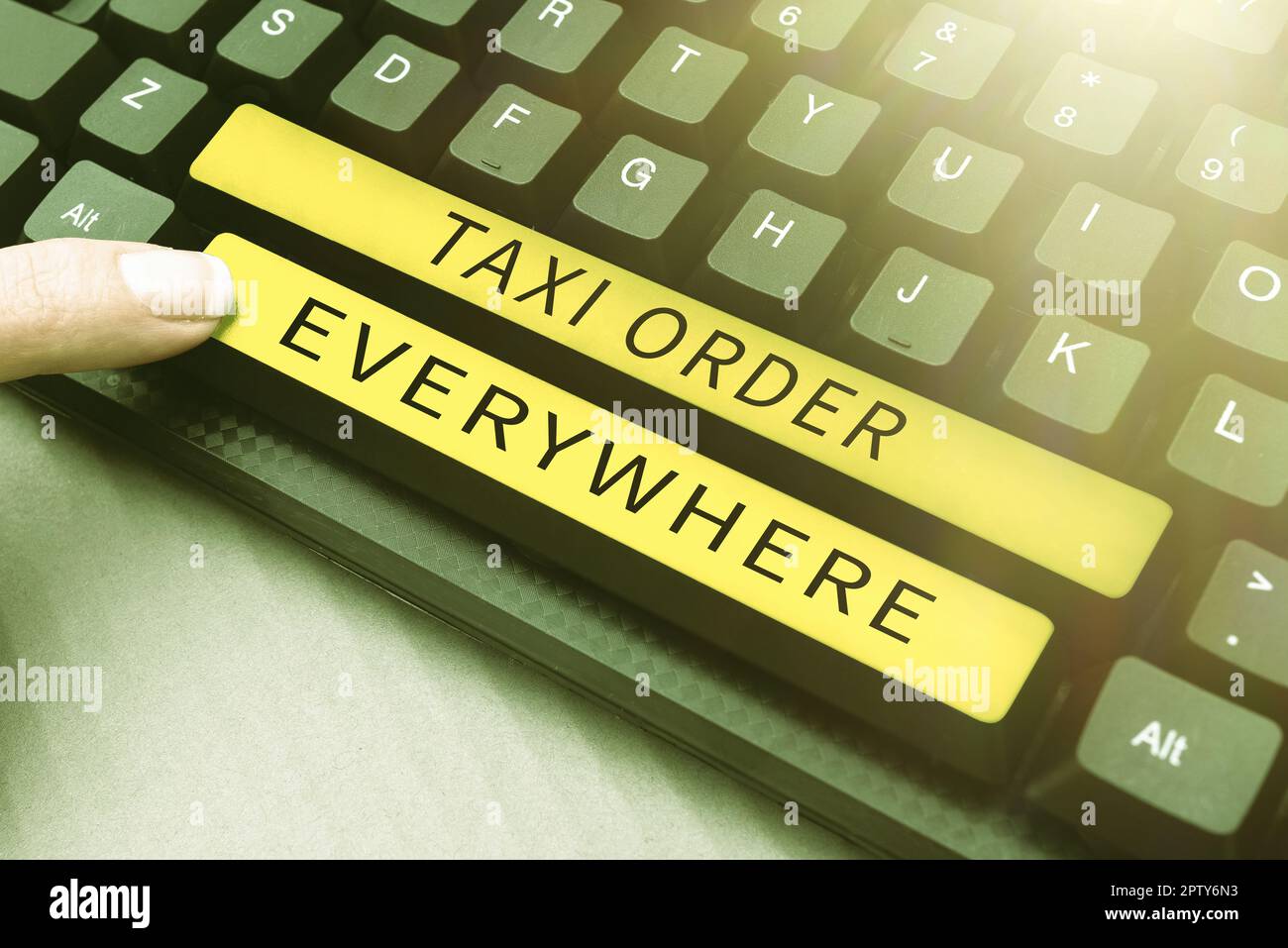 Hand writing sign Taxi Order Everywhere, Business idea hired cab to ...