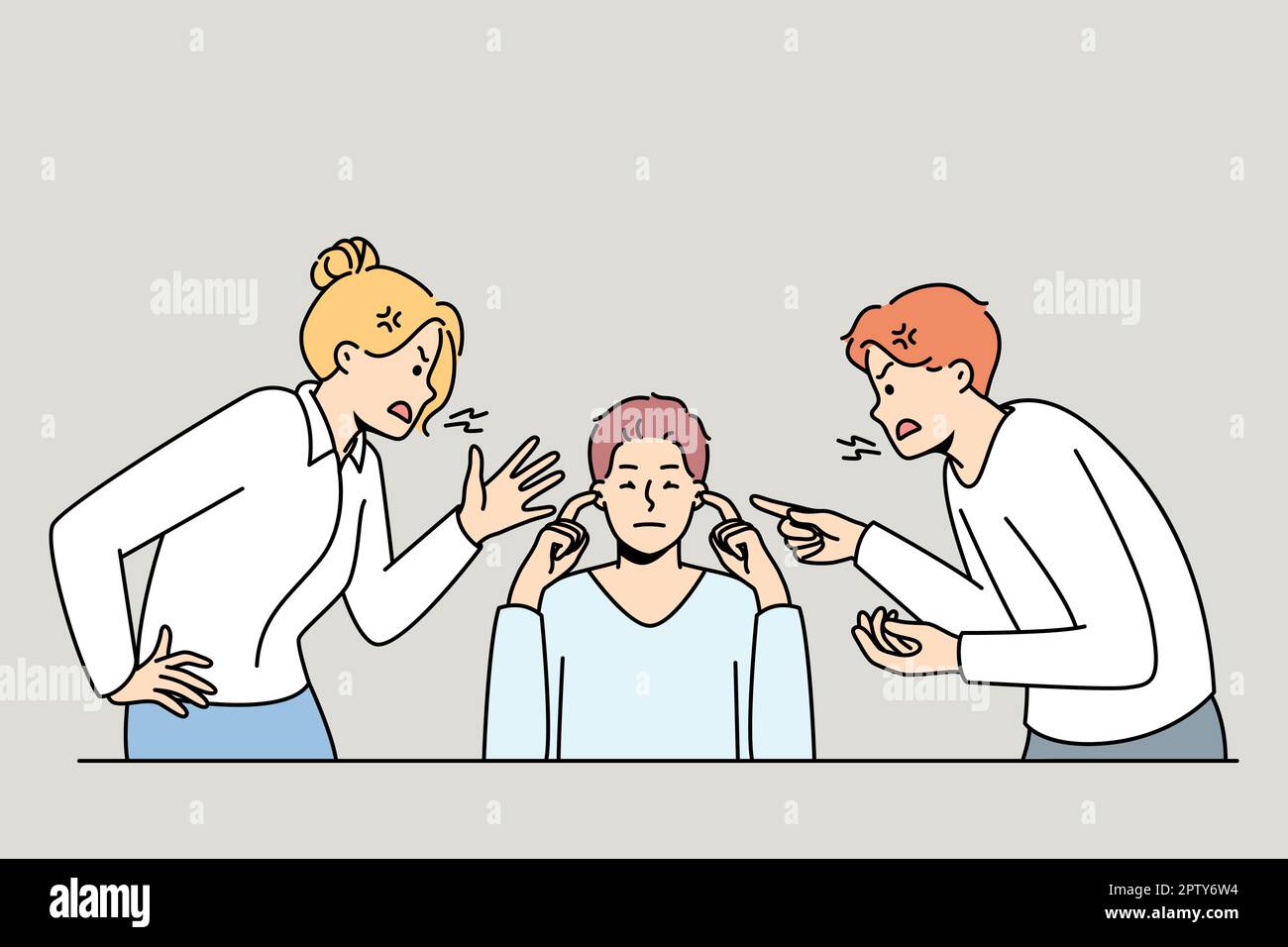 Distracted person Stock Vector Images - Alamy